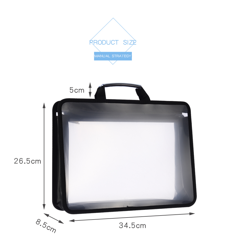 1pc túi đựng hồ sơ trong suốt A4 dung tích lớn túi đựng học sinh túi ...
