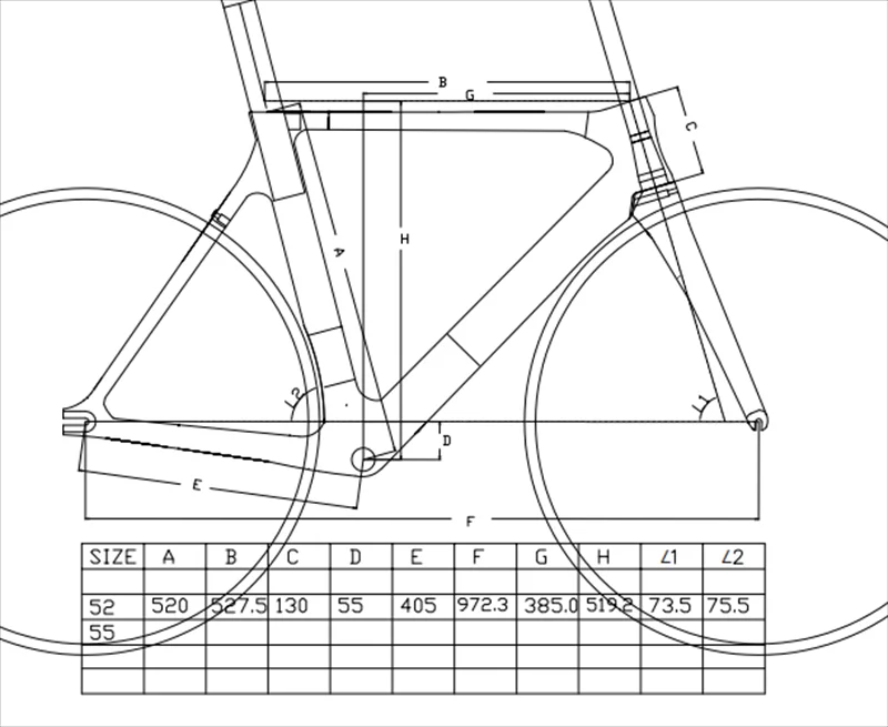 Seaboard FA06 Cố Định Bánh Răng Sợi Carbon Khung 52cm Kích Thước 700c ...