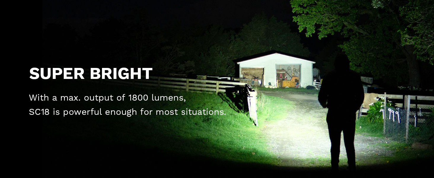 Đèn Pin Sofirn SC18 USB Type C Siêu Sáng 20W SST-40 LED 1800 lumens ...