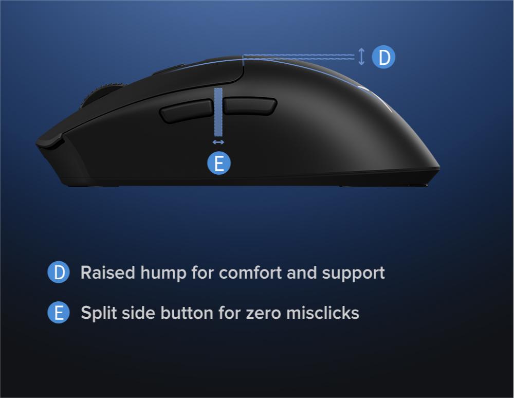 Chuột chơi game có dây và không dây có thể sạc lại Delux M600 Series ...