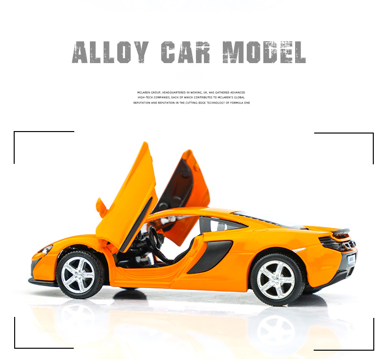 Rmz CITY 1: 36 McLaren 600LT 650S Mô Phỏng Đúc Xe Mô Hình Diecast Hợp ...