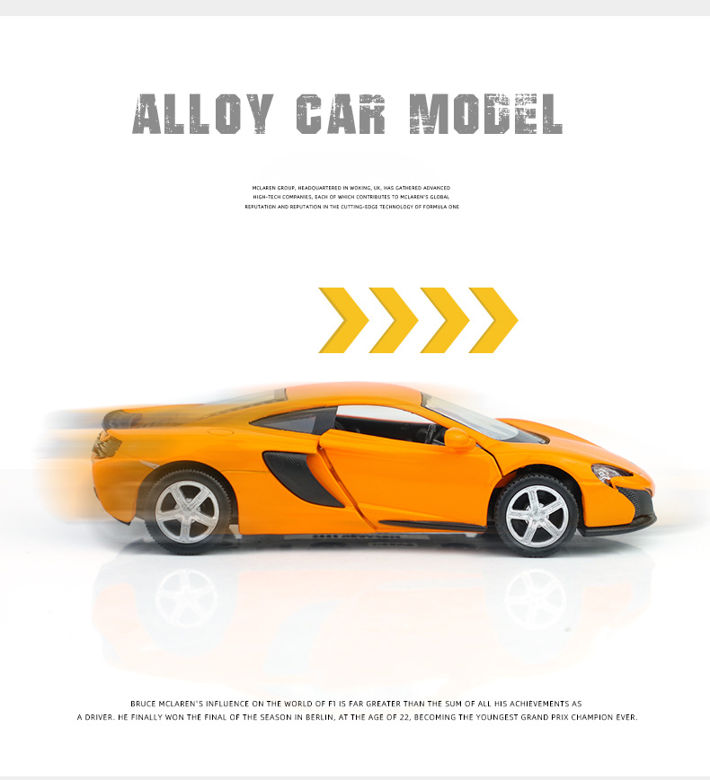 Rmz CITY 1: 36 McLaren 600LT 650S Mô Phỏng Đúc Xe Mô Hình Diecast Hợp ...