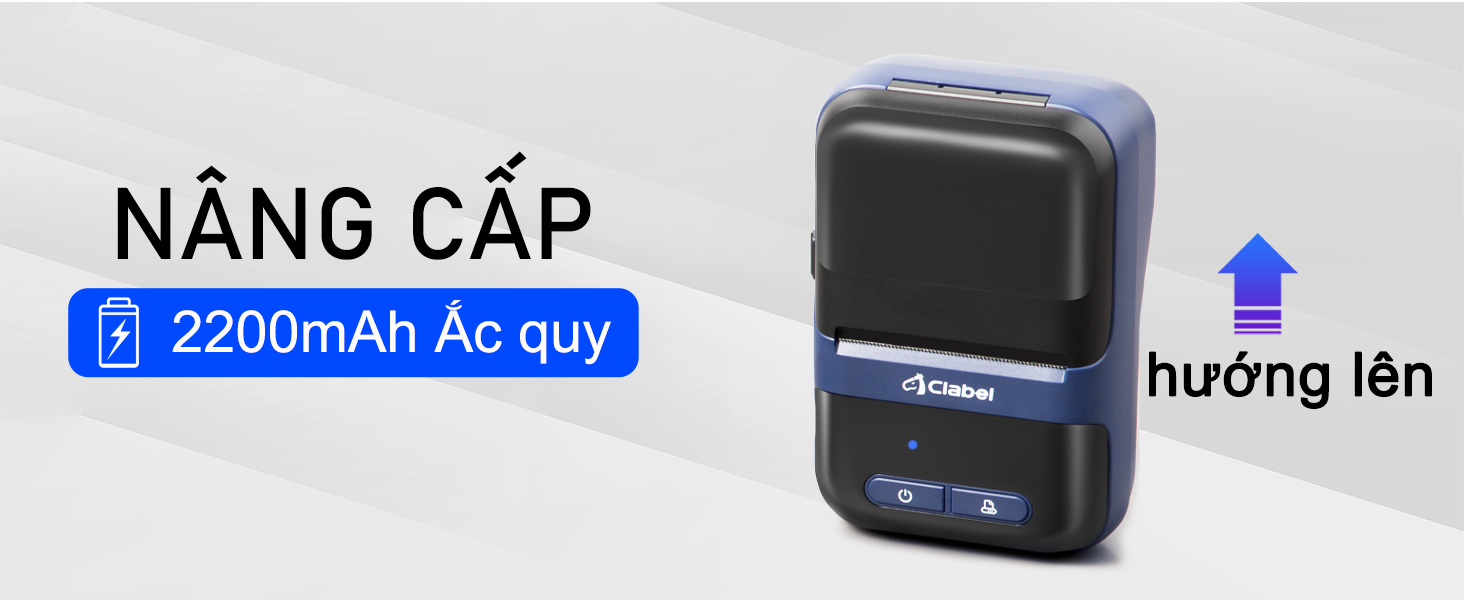 CLABEL 230B Máy in nhãn HD 300DPI Máy in nhiệt Bluetooth di động Hỗ trợ ...