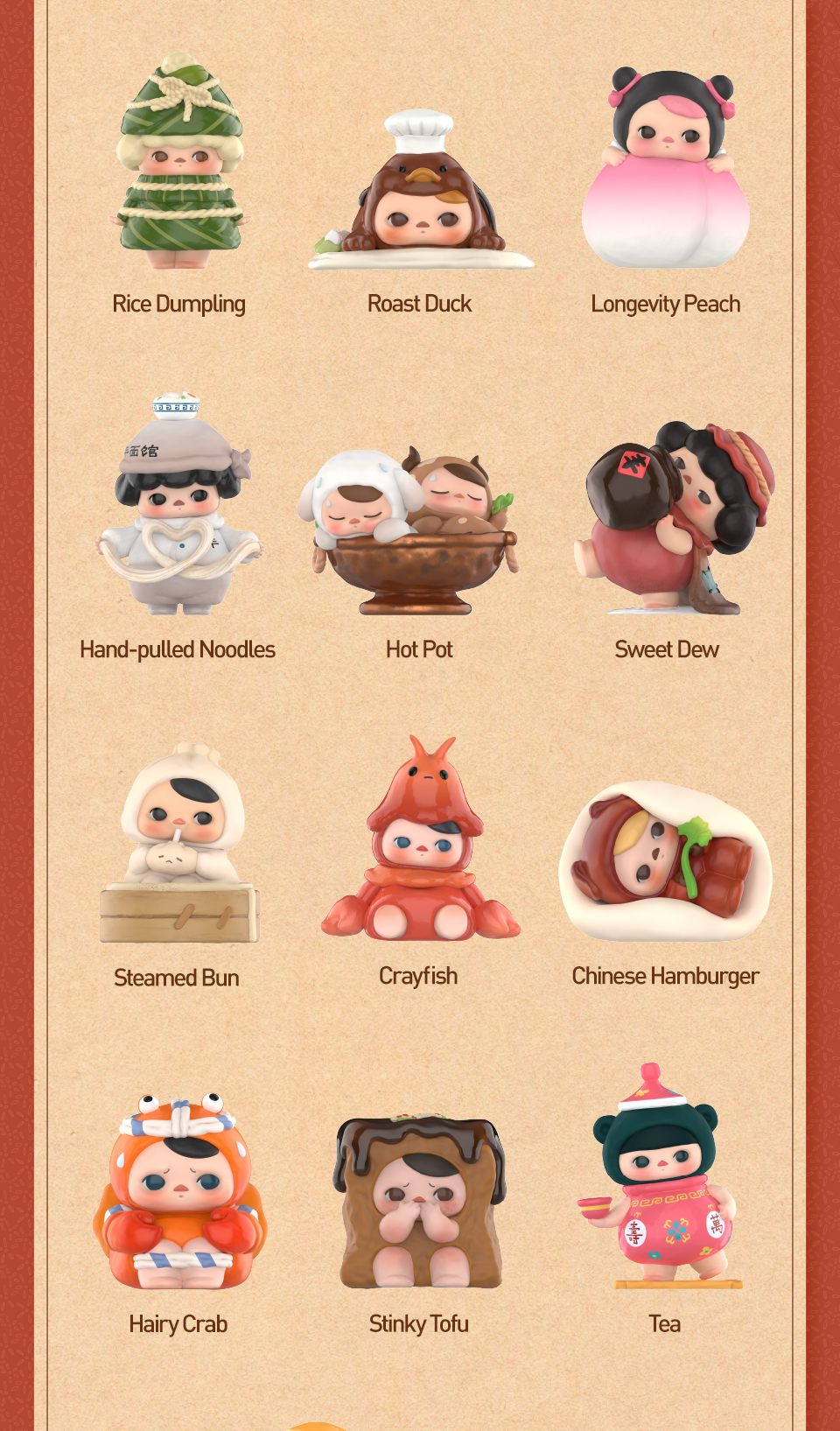 POP MART PUCKY The Feast Series Figures Blind Box Action Toys Figure ...