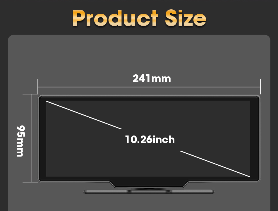 Jansite 8 Core 4 + 64GB Android 12 Xe DVR 5G WiFi Không Dây CarPlay Android Tự Động Ống Kính Kép ...