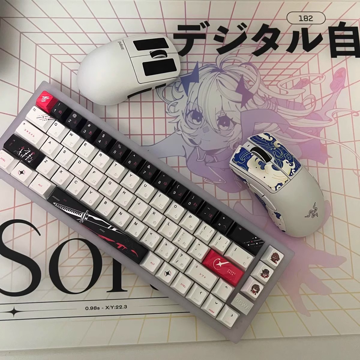 Yuki Aim Keycap Với gốc nhân vật Nhật Bản PBT Keycap Replica Spot | Shopee Việt Nam
