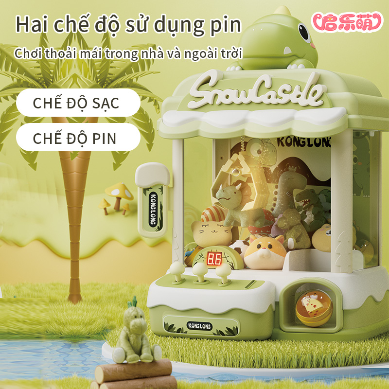 Khủng long Big Claw Machine Kids Doll Machine Đồ chơi Mini Claw Doll ...