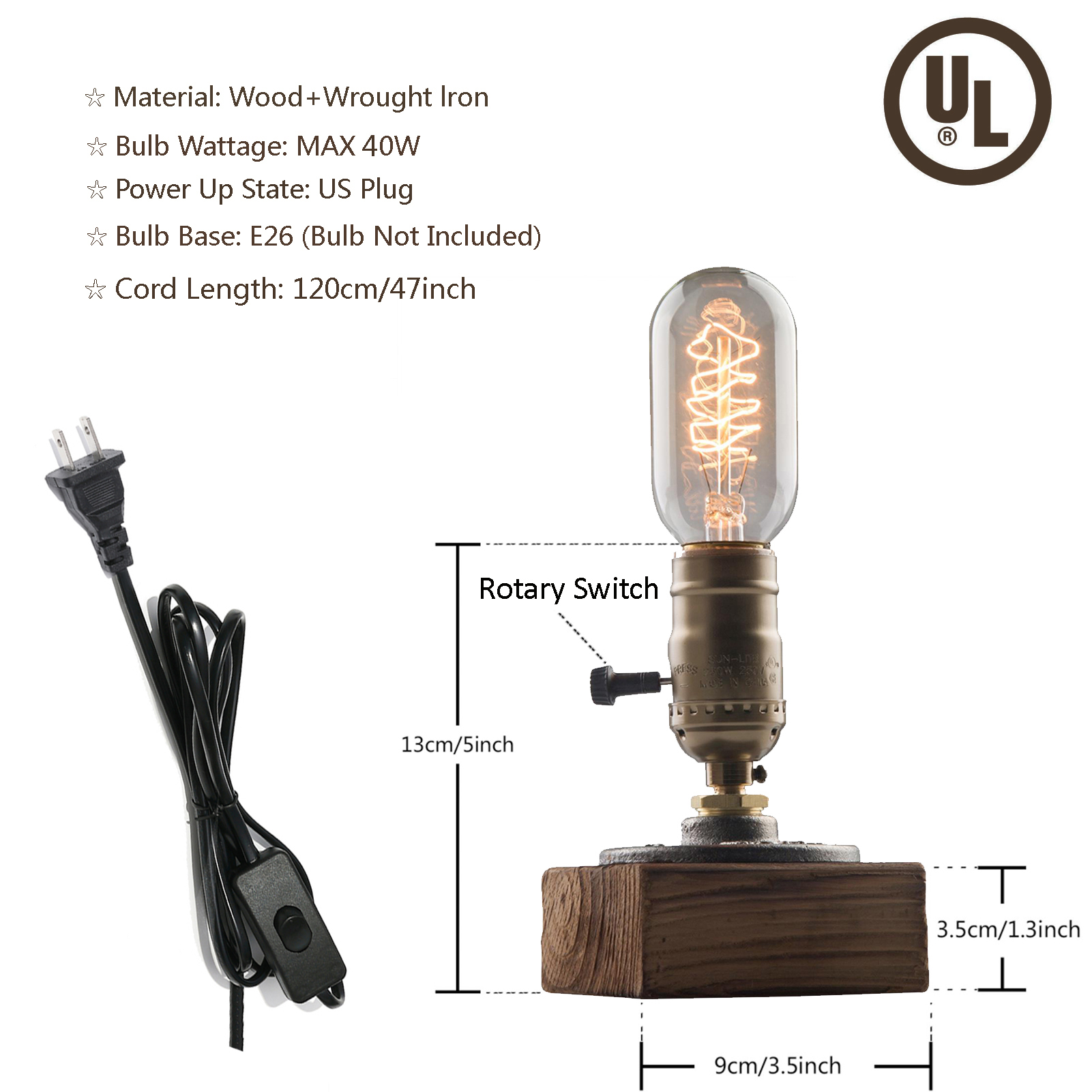 Đèn Decor Đèn Bàn Công Nghiệp Steampunk, Đèn Bàn Trang Trí Vintage Ống ...