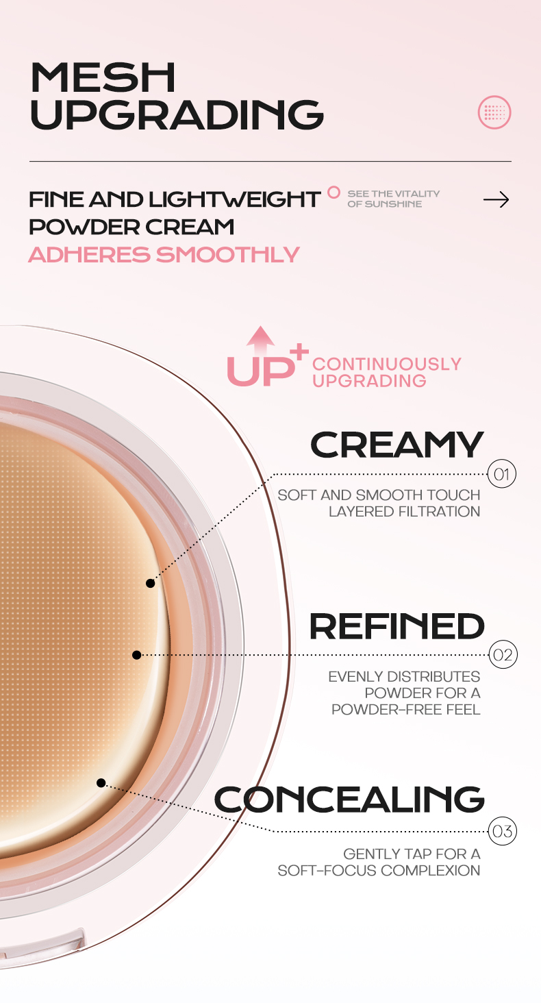 Mistine Poreless BB CC Cushion Kem che khuyết điểm kiểm soát dầu chống thấm nước lâu trôi + Phấn ...