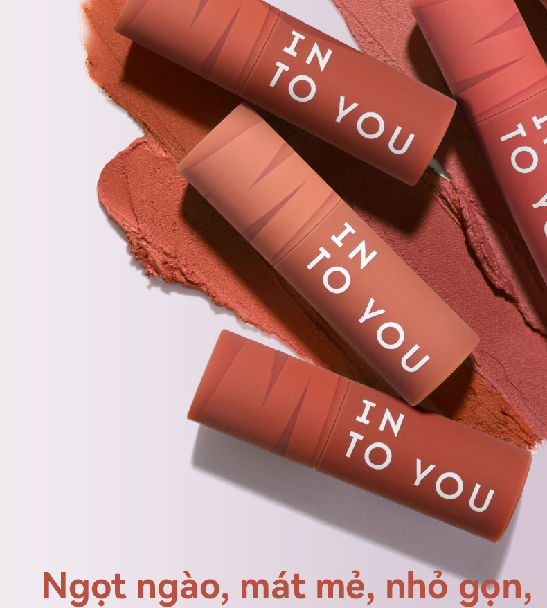 Son mini INTO YOU Lì Nhẹ Bền Màu Mềm Mịn Làm Đầy Rãnh Môi Khử Thâm Đẹp ...