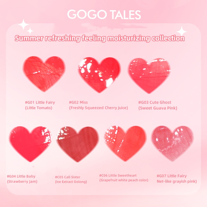 [GOGO TALES] Son Tint Lì Bóng GOGOTALES Be Happy Every Day GT535 ...