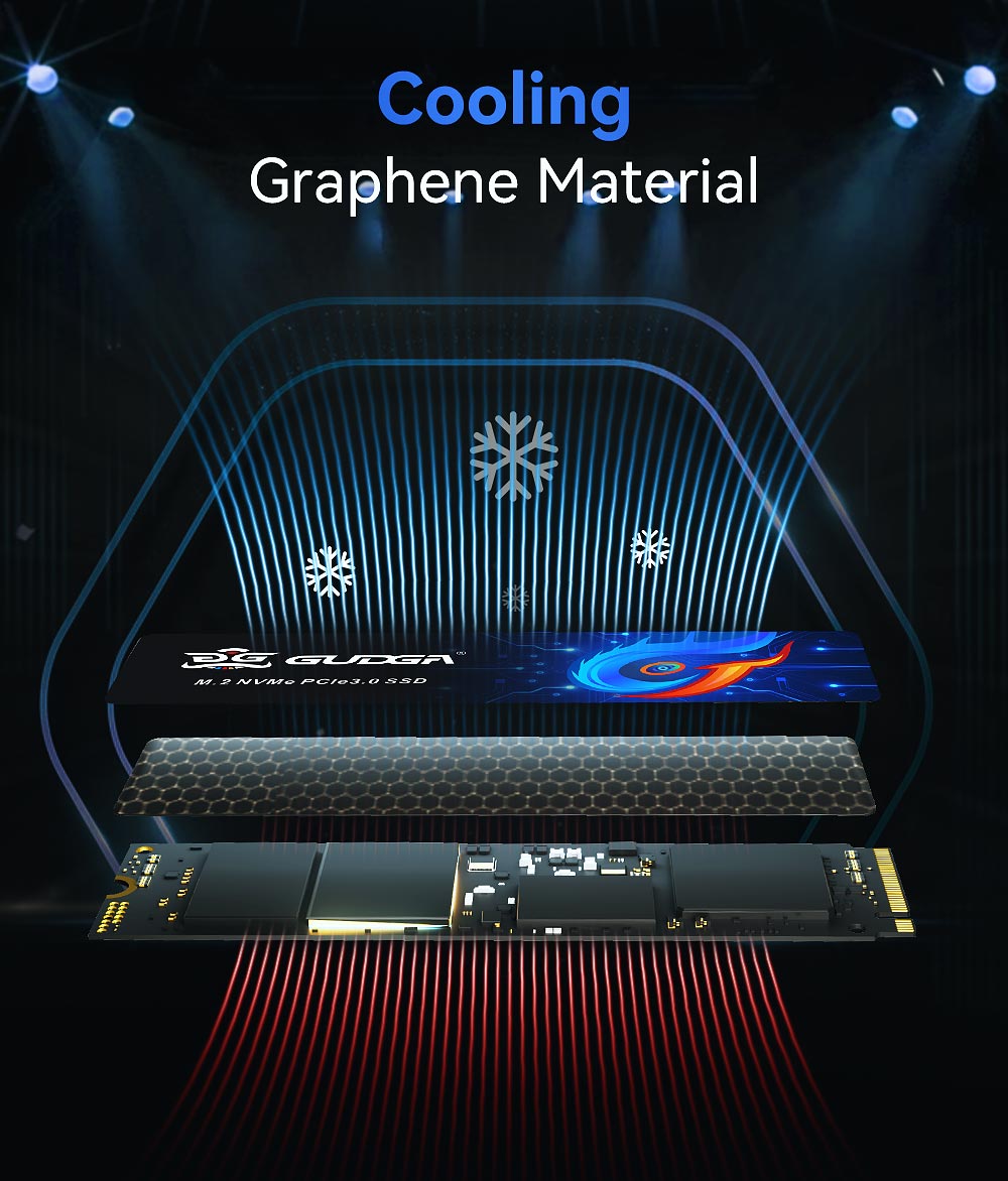 Gudga M.2 NVMe SSD 128GB 256GB 512GB 1TB SSD Ổ cứng thể rắn M2 SSD M.2 NVMe PCIE Gen3.0X4 SSD ...