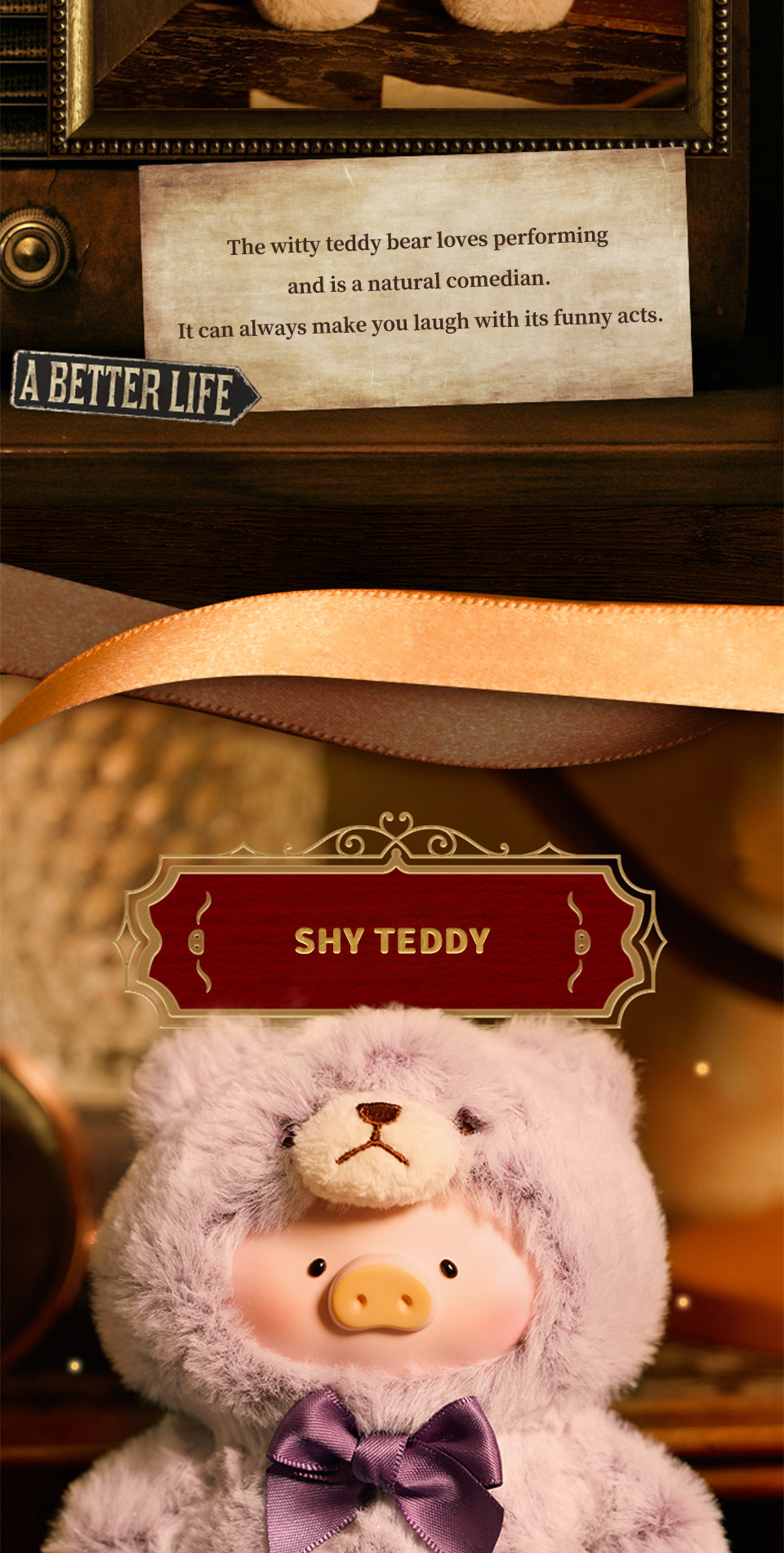 【Restock on August 25th 8:30am】52TOYS Lulu The Piggy Teddy Lulu Series ...