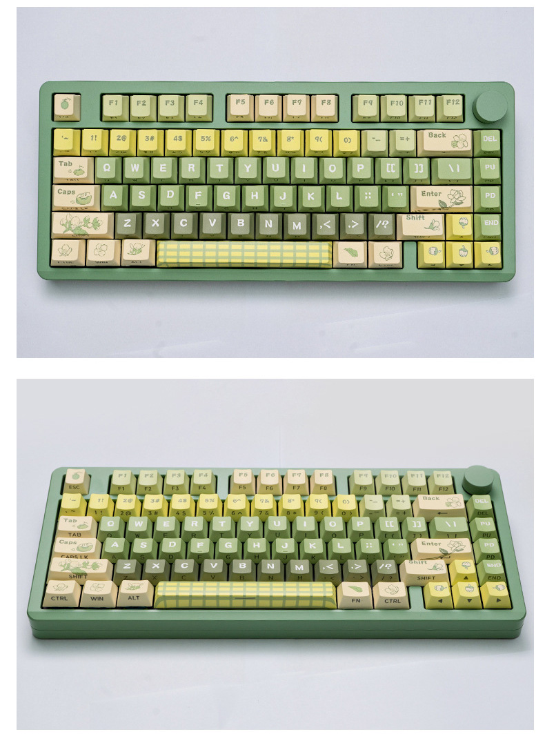 Side Shine Through Keycaps PBT Dye-sub Cherry Profile Keycap Custom ...