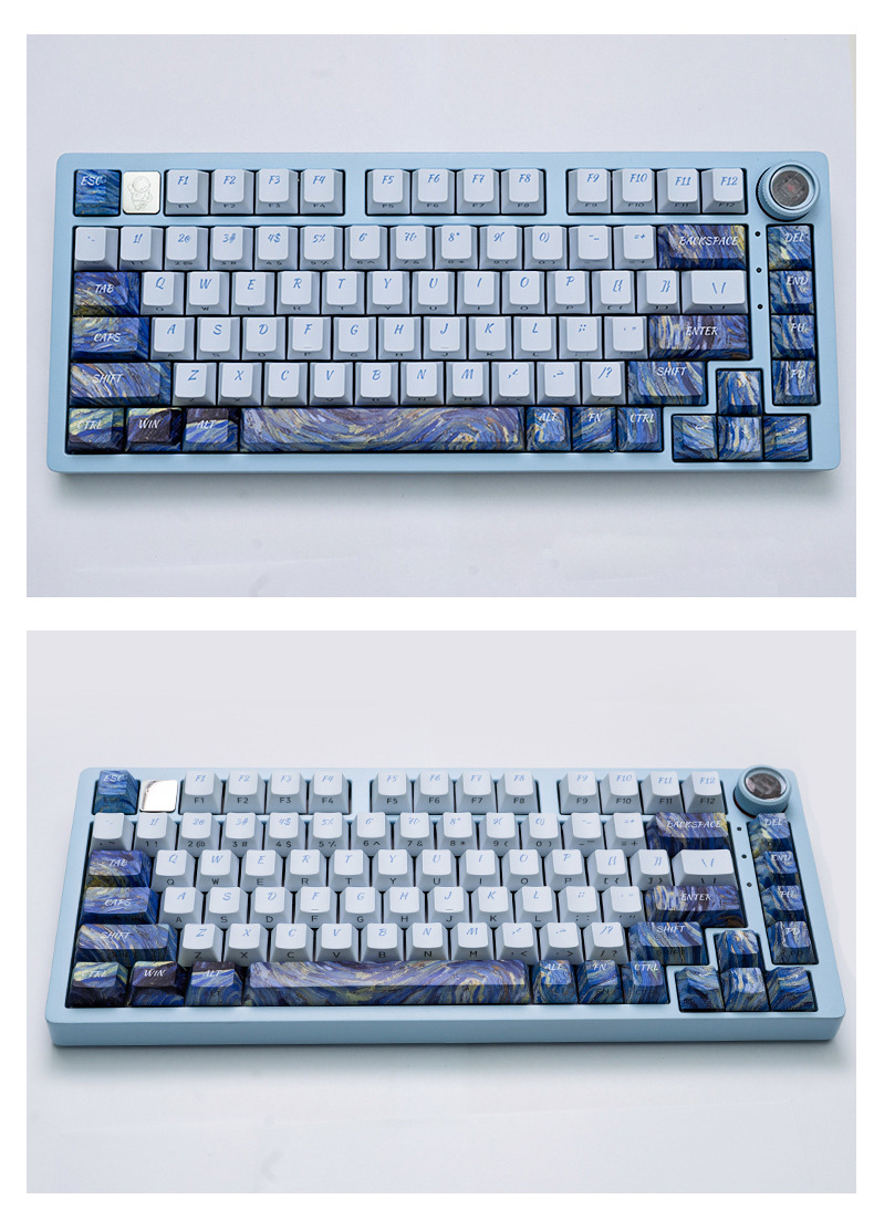 Side Shine Through Keycaps PBT Dye-sub Cherry Profile Keycap Custom ...