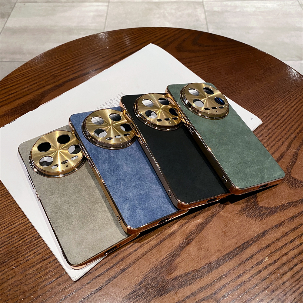 Khung Mạ Da Ốp Lưng Điện Thoại XiaoMi Mi 14 Pro Ultra Bảo Vệ Vỏ Cứng ...