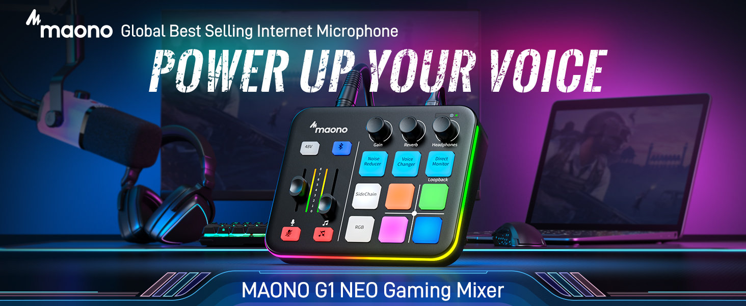 Maono G1 NEO Mini Game Card Âm Thanh Giao Diện Âm Thanh Card Âm Thanh ...