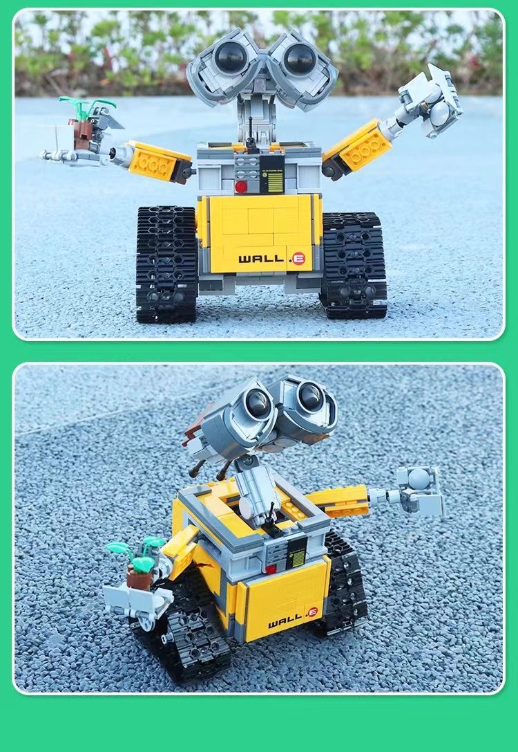 Đồ chơi khối xây dựng robot Wally Star Wars trẻ em lắp ráp giáo dục ...