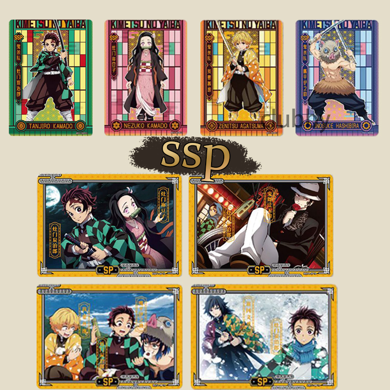 150 thẻ Demon Slayer SR/SSR/SP/UR Flash thẻKAmado Tanjirou Hashibra ...