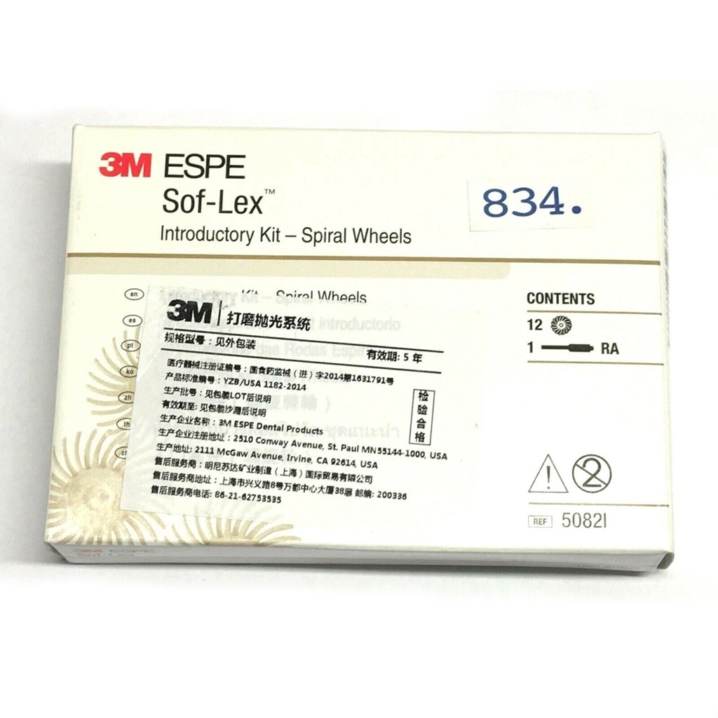 3m ESPE Dental Sof-Lex Contouring and Polishing System 5082i Sof-Lex ...