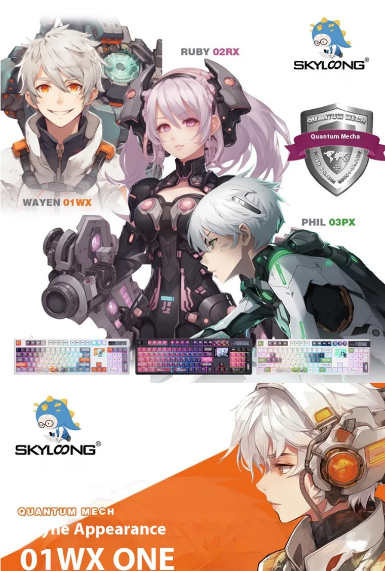 Skyloong GK104 Pro màn hình tùy chỉnh hifi lục bình thứ ba máy tính ...