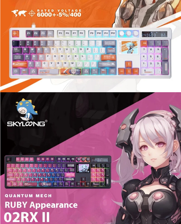 Skyloong GK104 Pro màn hình tùy chỉnh hifi lục bình thứ ba máy tính ...