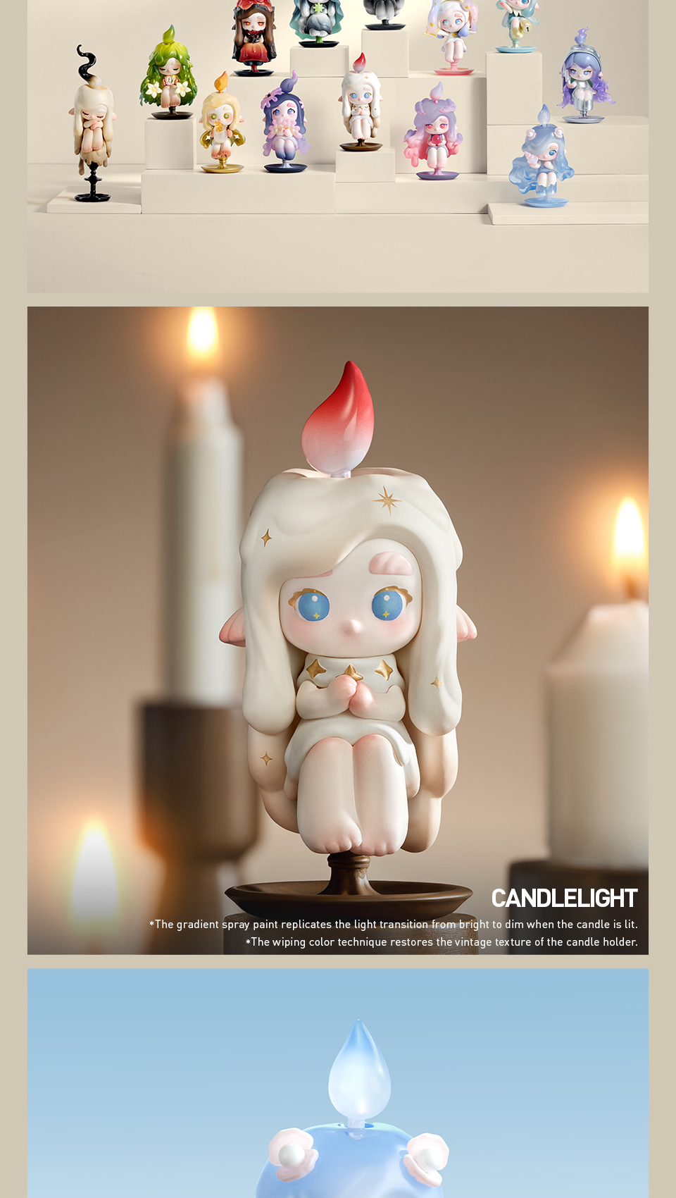 POP MART CHAKA Light Sprite Series Figures Blind Box Action Toys Figure ...