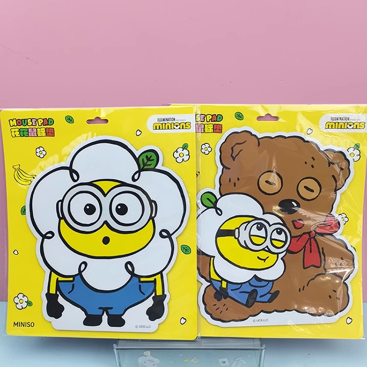 Miniso MINISO Minions Dòng Hoa Miếng Lót Chuột Dễ Thương Chống Trơn Trượt Máy Tính Gấu Văn Phòng ...