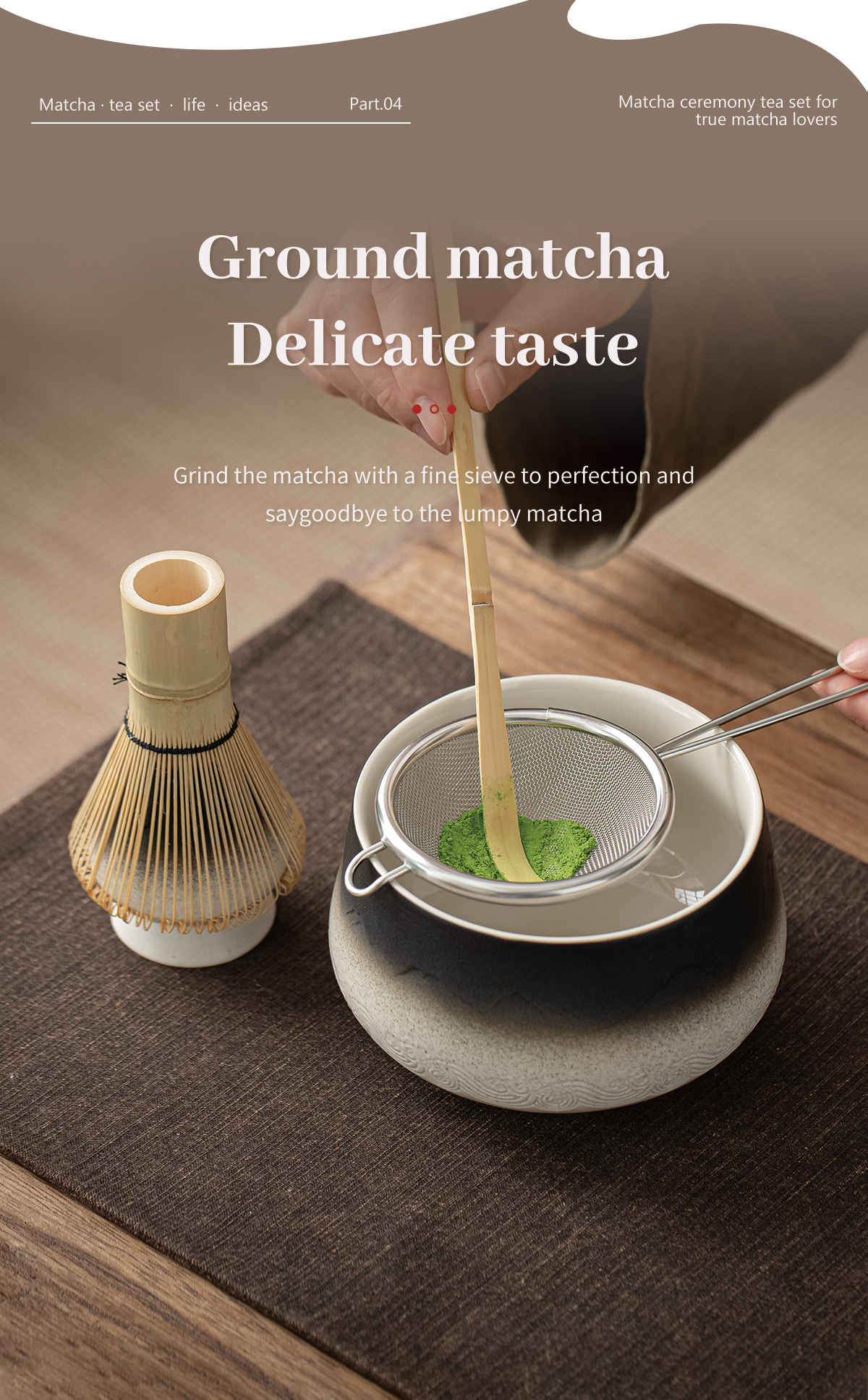 Teanagoo Bộ Matcha Nhật Bản (7 chiếc) Matcha Whisk Mtacha Kit Bát ...