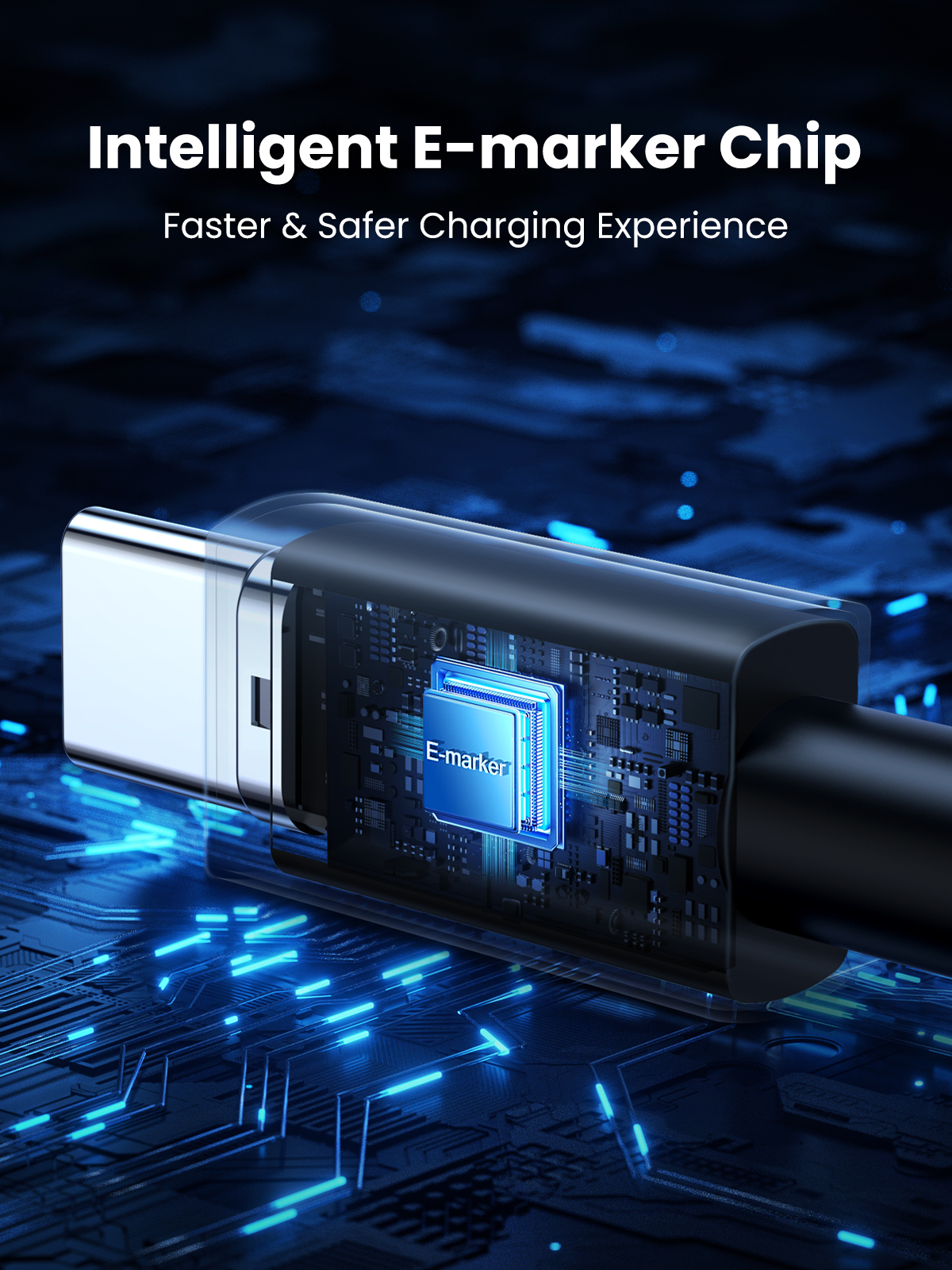 Mới Bán Ugreen 240W PD3.1 Type C sang Type C 480Mbps Cáp sạc nhanh bện USB C cho Macbook, iPhone ...