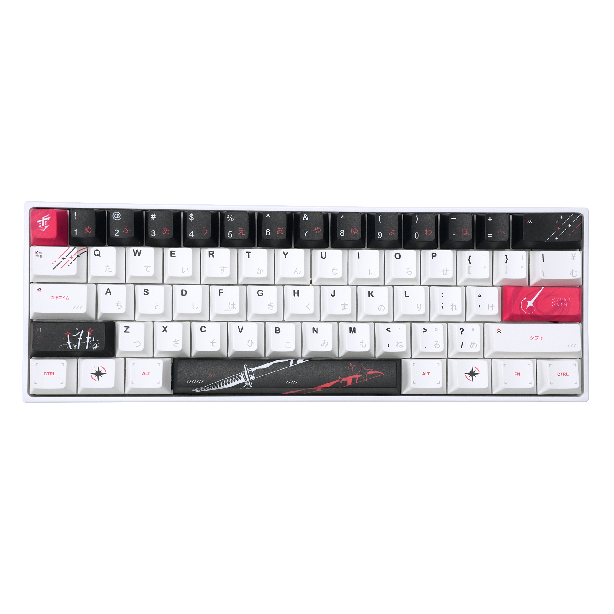 Xvx yuki aim keycaps Cherry Profile Dye-Sub PBT Keycap Set (135-Key ...