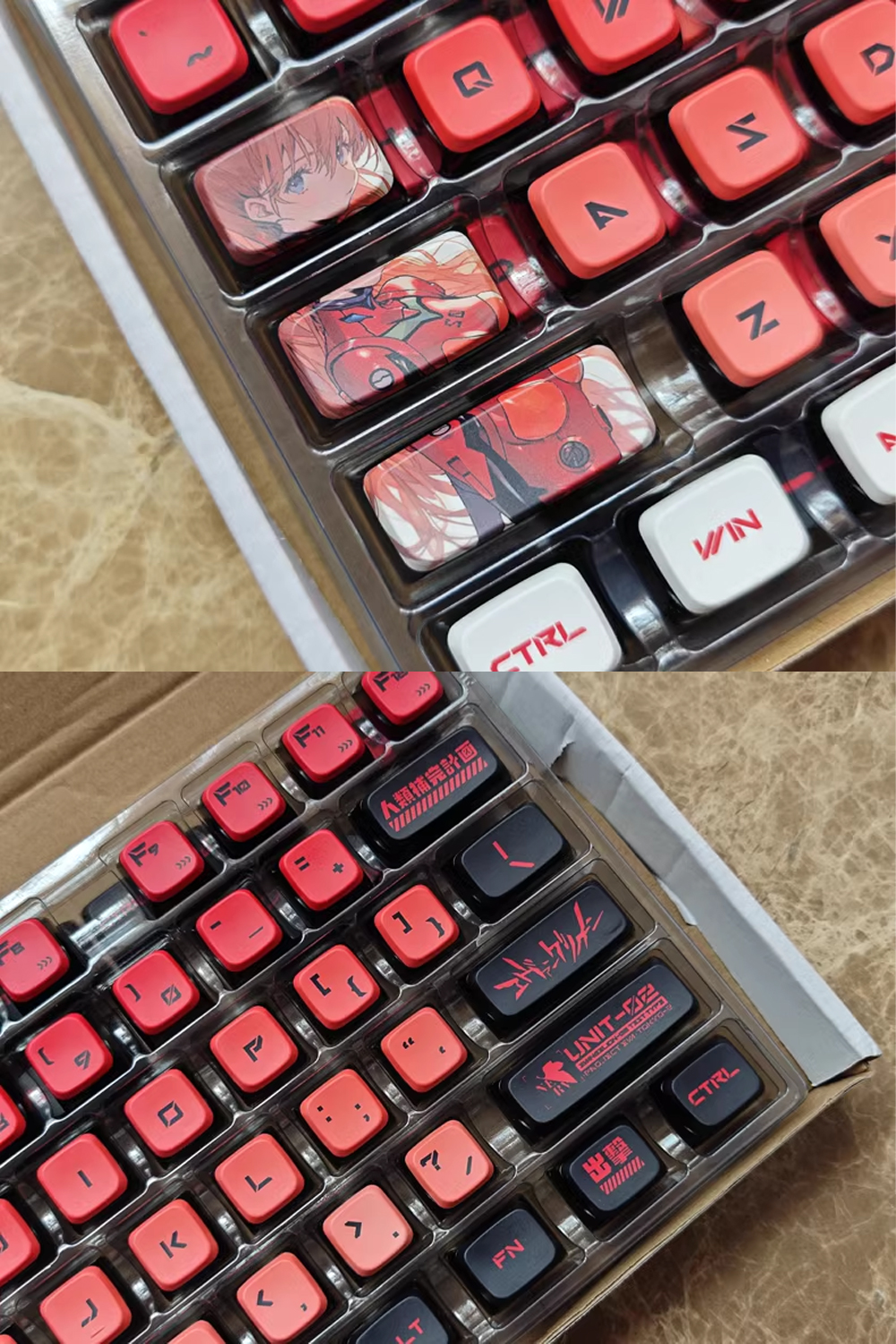 Gengar Pokemon Pudding Keycap OEM Profile PBT EVA Asuka Kuromi Frieren ...