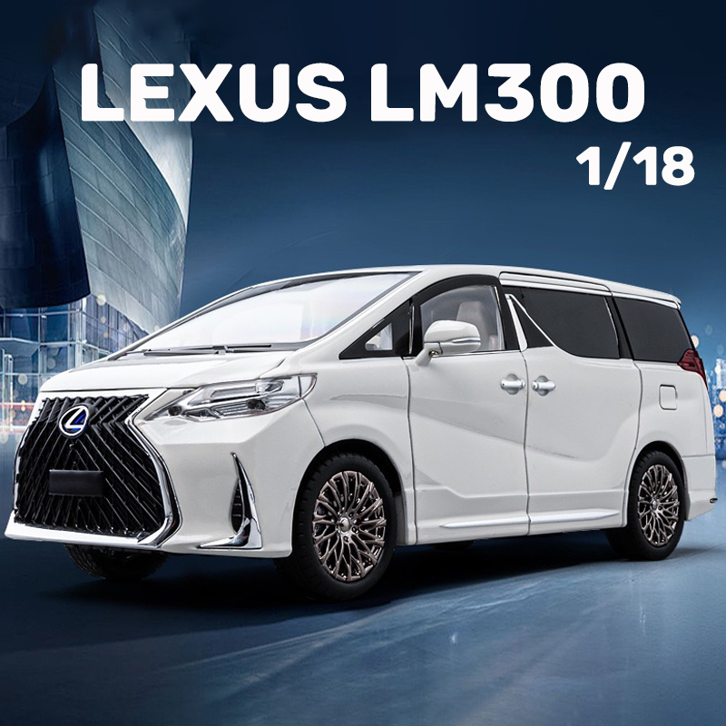 Tỉ Lệ 1: 18 LEXUS LM300 Hợp Kim Xe Mô Hình Diecast Xe Âm Thanh Ánh Sáng ...