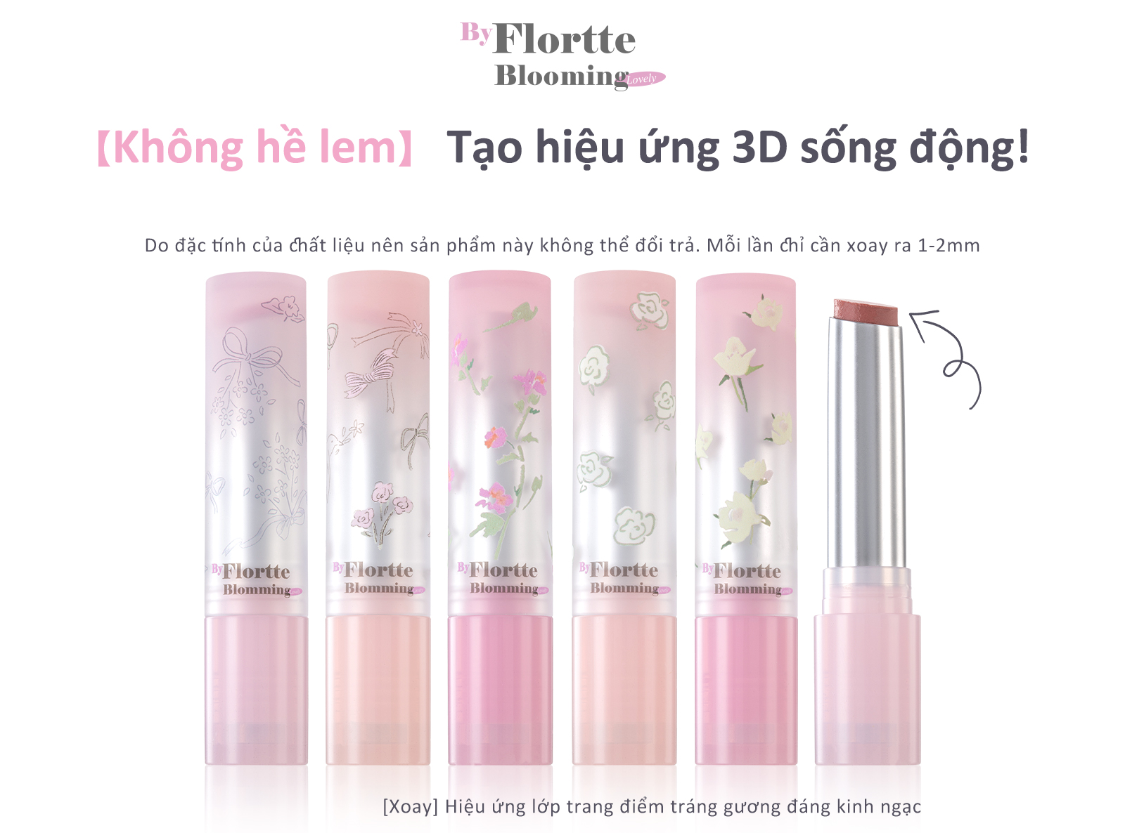 Son Bóng Chống Dính FLORTTE Love Yourself Series Non-Stick (6 Màu) 2.4g FLORTTE Official Store ...