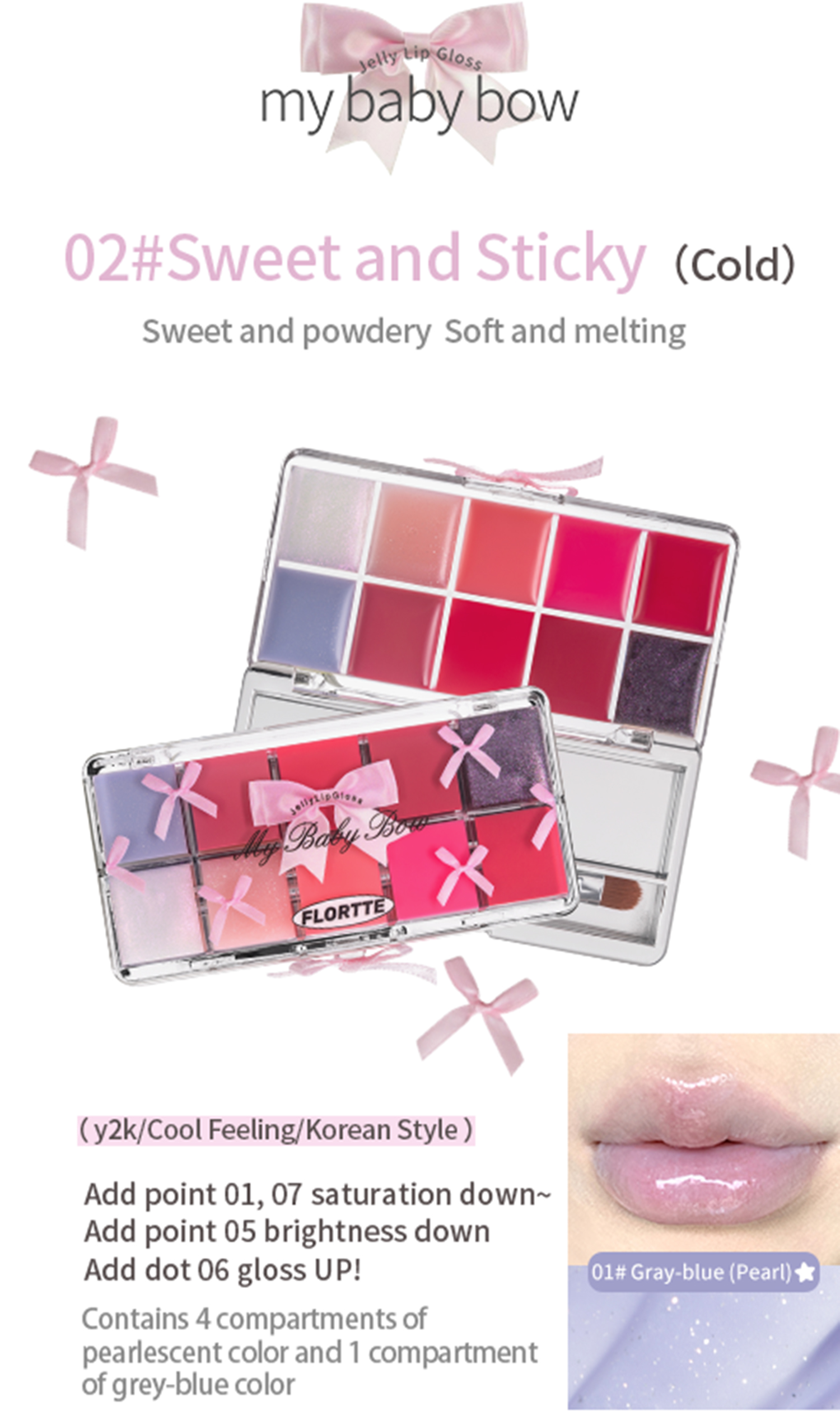 Son Bóng FLORTTE Peng Peng Princess Series 10 Màu (3 Màu) 17g FLORTTE ...