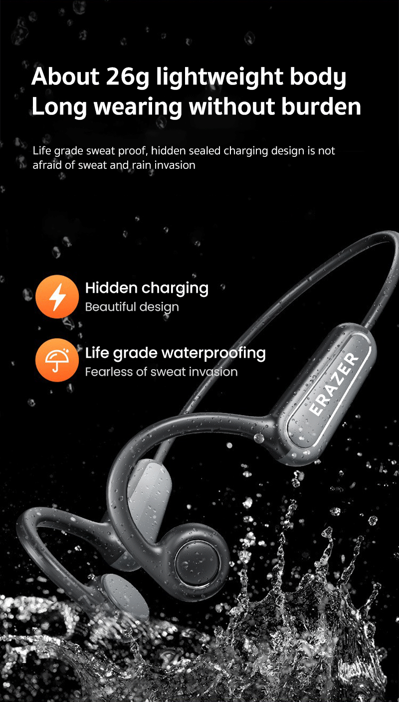 Lenovo ERAZER XF22 Tai nghe không dây Dẫn truyền xương Bluetooth 5.4 ...