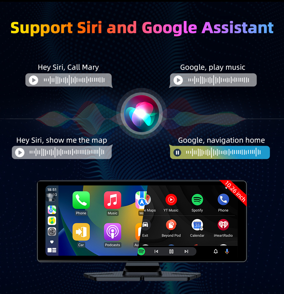 Jansite 10,26 inch 350° Đầu ghi âm lái xe DVR Android Bảng điều khiển màn hình cảm ứng ô tô ...