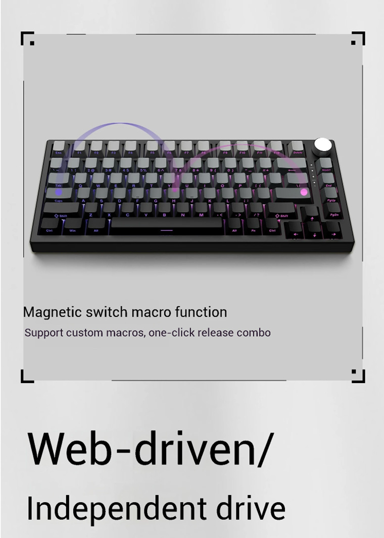 Bàn Phím Cơ VGN A75 Công Tắc Từ Tính Tùy Chỉnh Nóng Hoán Đổi 75% ...