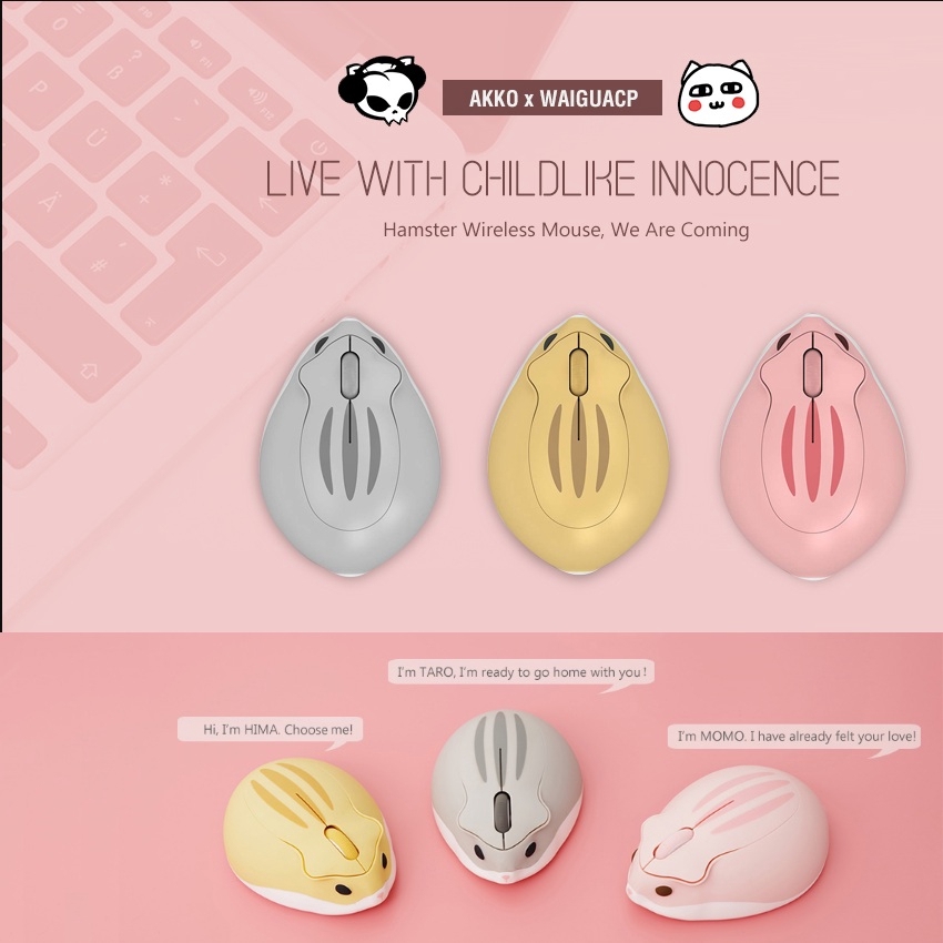 Hoạt Hình Dễ Thương Bluetooth Chuột Không Dây USB Máy Tính Quang Chuột ...