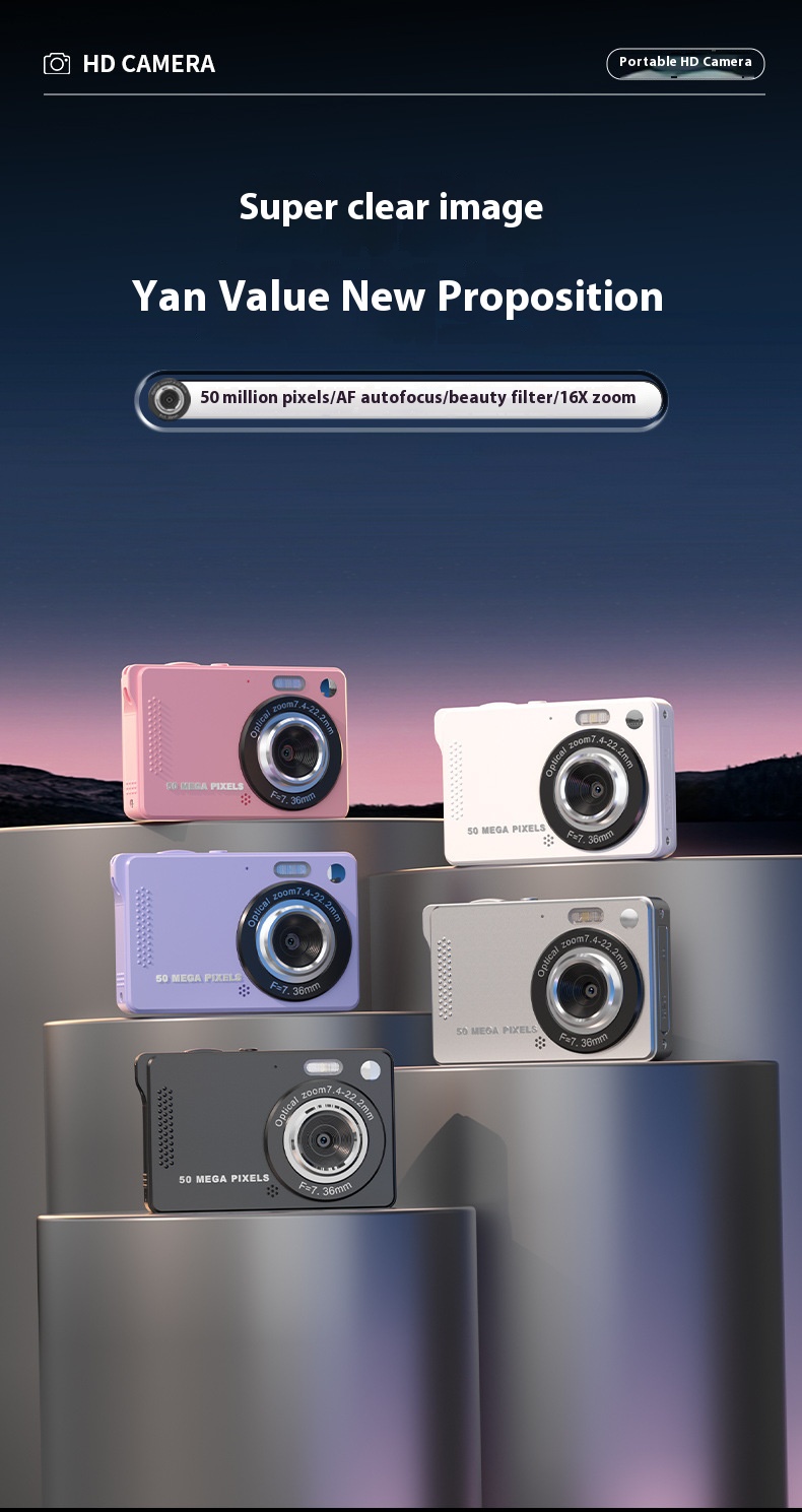 Ymx M08 CCD Camera Sinh Viên Đảng Kỹ Thuật Số Camera Làm Đẹp Retro HD ...