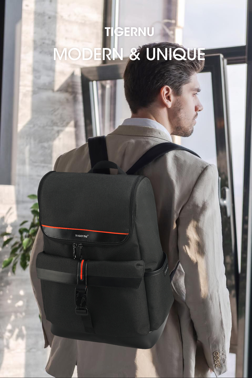 Tigernu 9023 Balo đi học 15.6'' kháng thước thời trang thường ngày | Shopee Việt Nam