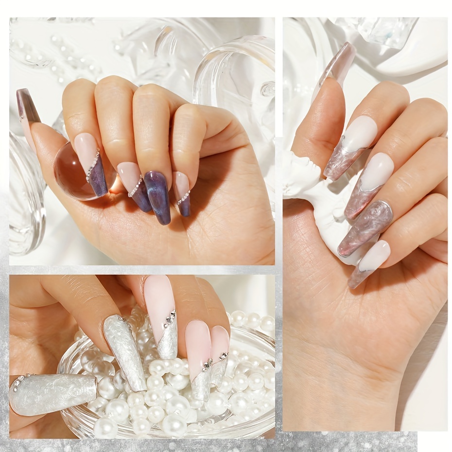 6g Ren Shell Nail Gel Ba Lan Vỏ ngọc trai Bán vĩnh viễn UV Gel Base Top ...