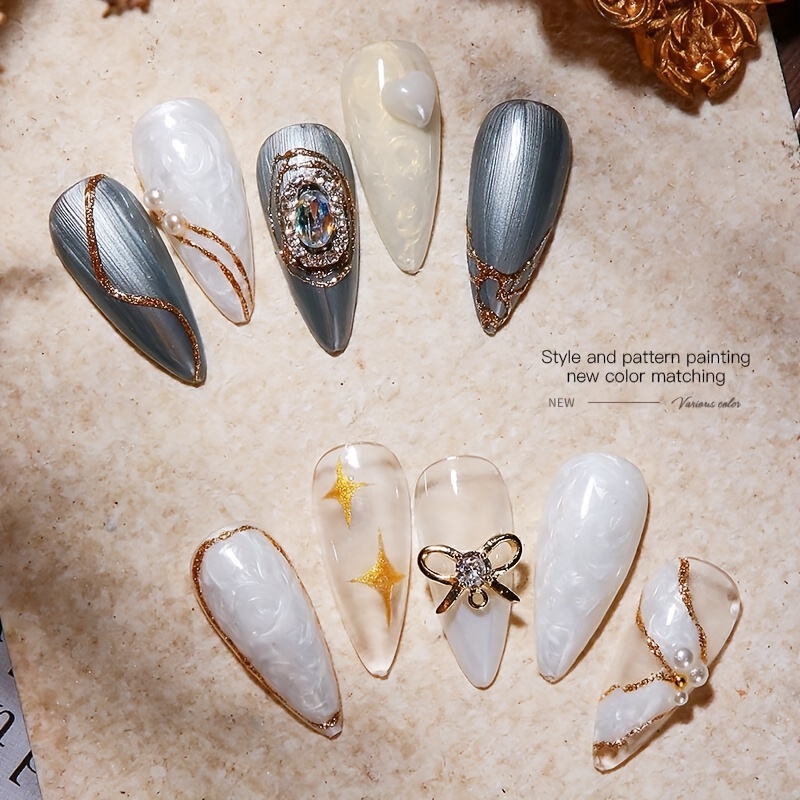6g Ren Shell Nail Gel Ba Lan Vỏ ngọc trai Bán vĩnh viễn UV Gel Base Top ...