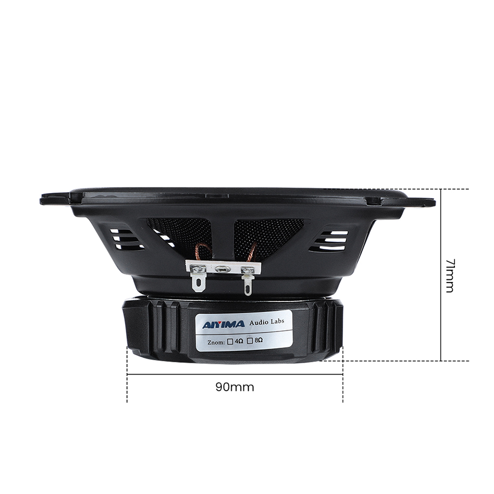 Aiyima 6.5 Inch Âm Thanh Xe Trung Thu Loa Bass 40W Sợi Thủy Tinh Đạn Loa Loa Loa Tự Làm Hệ Thống ...