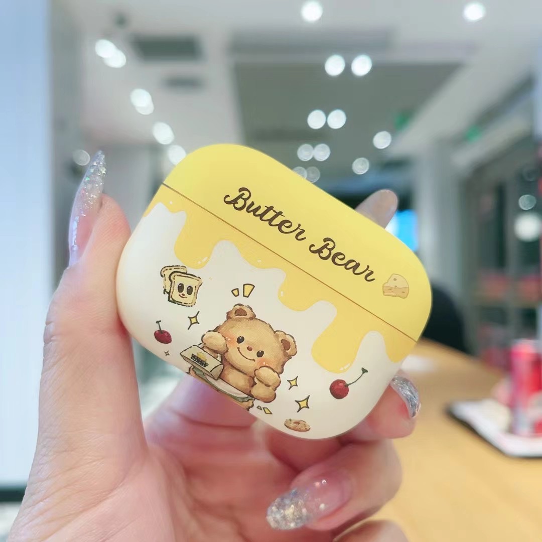 Cute capybara TPU Earphone Cover for AirPods S4 Matte TPU Earphone Case ...