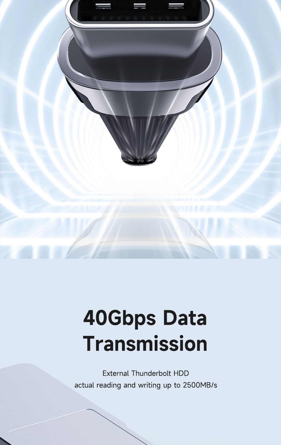 Cáp dữ liệu Hagibis USB4 40Gbps USB C sang Type C Cáp ngắn PD 240W 8K 60Hz cho Thunderbolt 3 / 4 ...