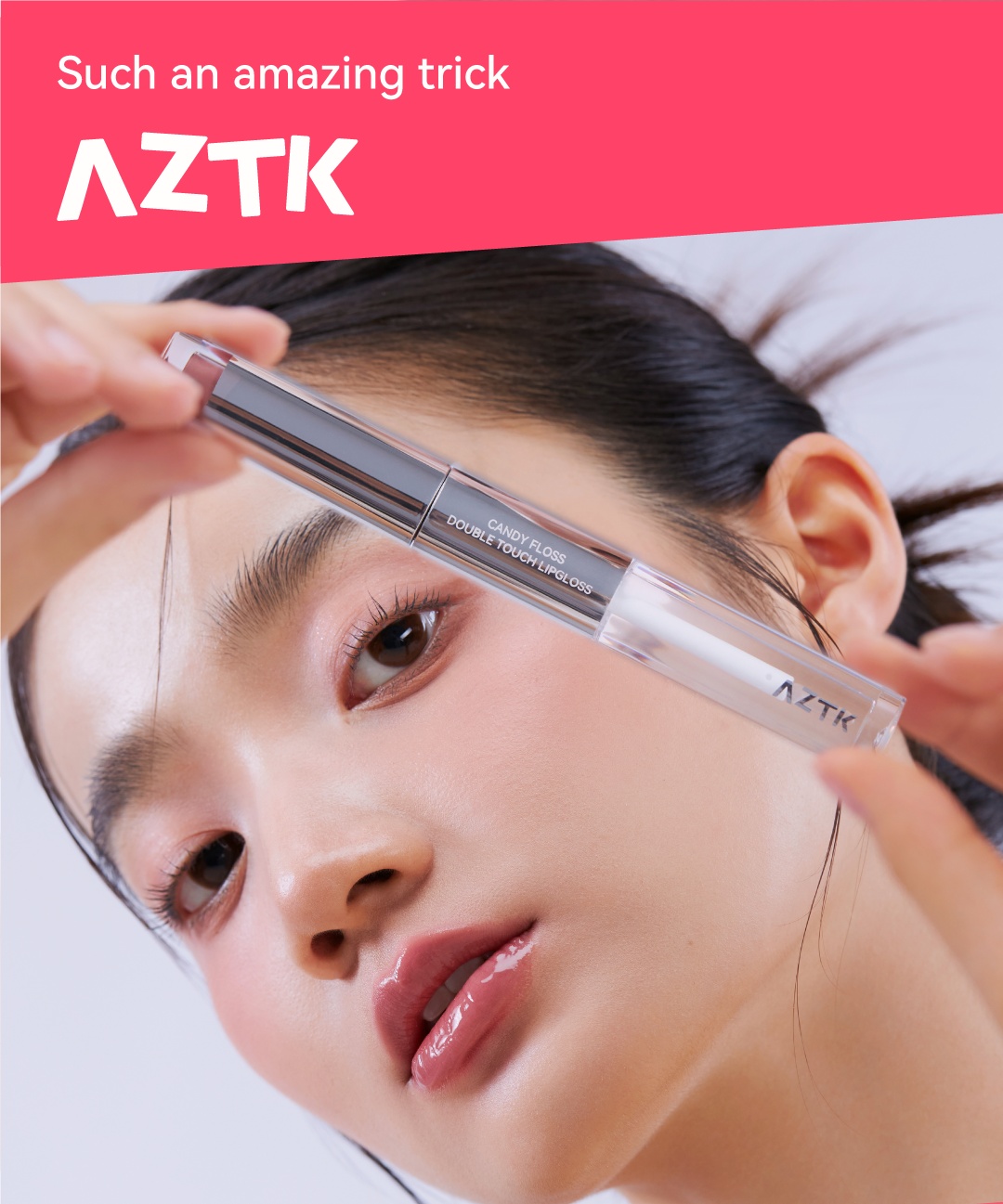 🌷Sản phẩm chính hãng🌷Son Aztk hai đầu Aztk Son tráng gương Ánh sáng nước Không dễ phai màu Cốc ...