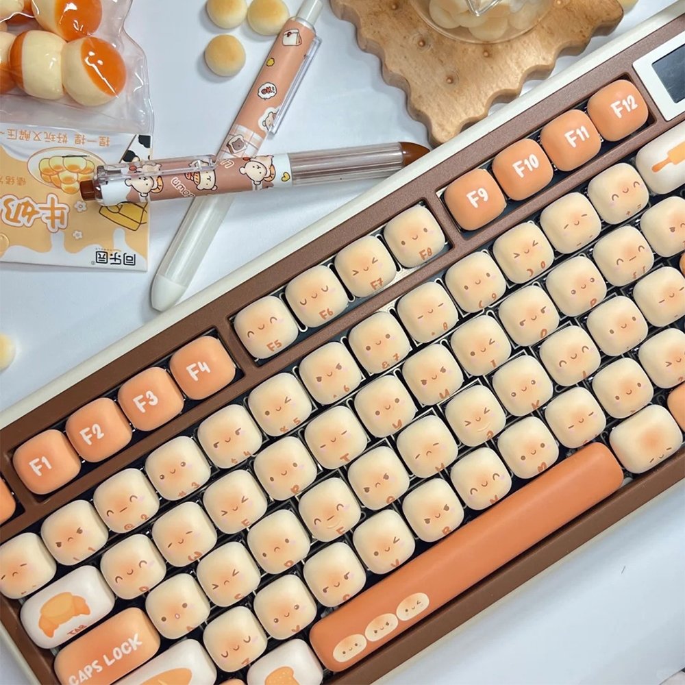 Keycap AKKO Mantou Paradise - Giới thiệu MOG Bread Wonderland 138 Nút ...