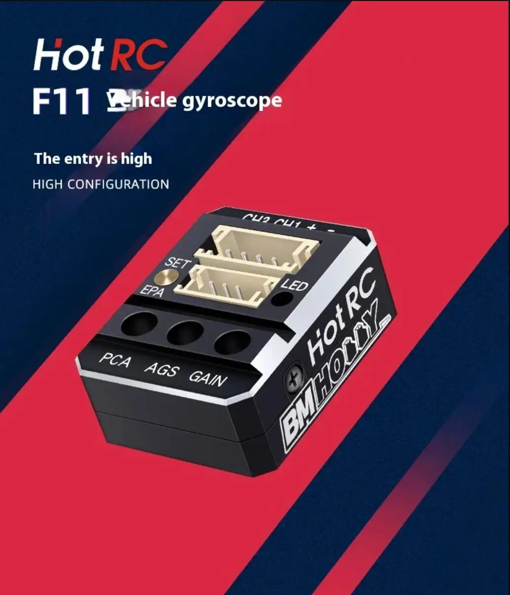 Hotrc F11 Con quay hồi chuyển điều khiển ổn định tự động cho RC Drift Racing Car Professional RC ...