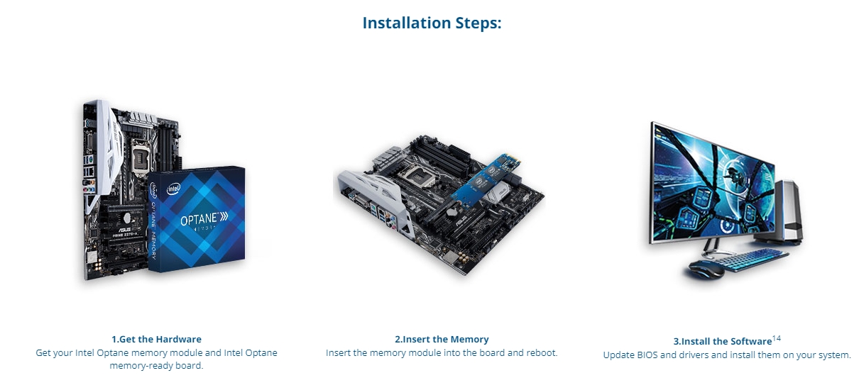 Bộ nhớ Intel Optane M10 16GB M.2 2280 Pcie3.0 * 2 Nvme 3D XPoint Mô-đun bộ nhớ / Bộ tăng tốc hệ ...